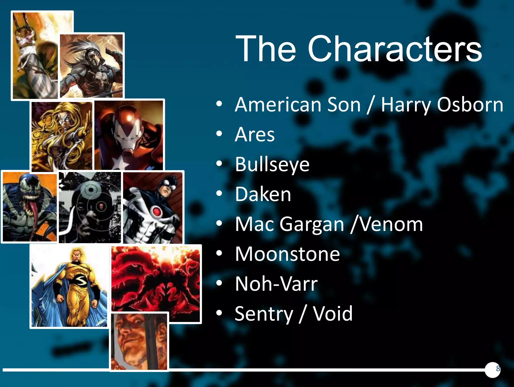 The Dark Avengers - comic book team breakdown | PPTX