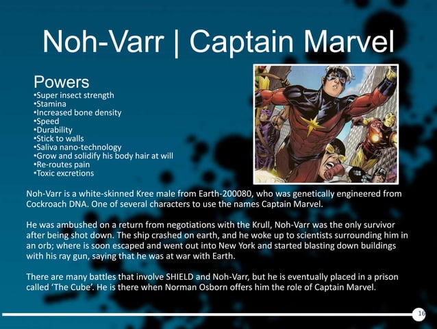 The Dark Avengers - comic book team breakdown | PPTX