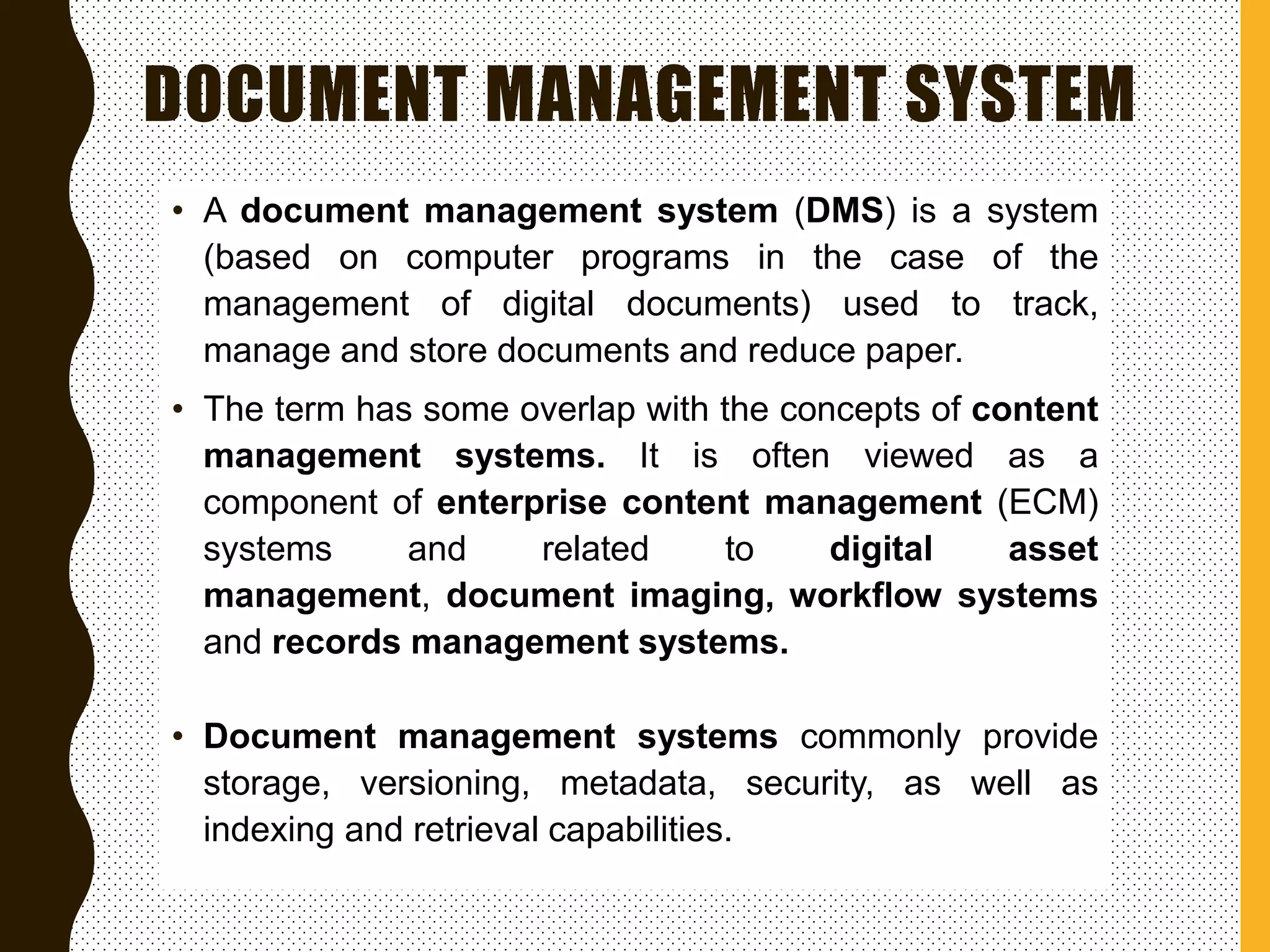 Digital archiving | PPTX | Databases | Computer Software and Applications