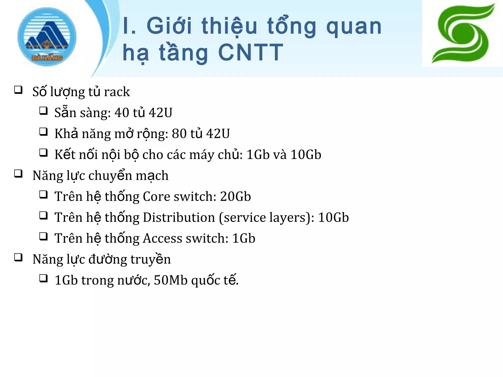 Dien toan dam may nguon mo - Ung dung trung tam du lieu Da Nang | PPT