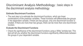 Discriminant analysis-Business Intelligence tool | PPT
