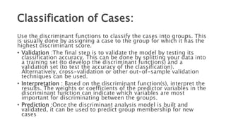 Discriminant analysis-Business Intelligence tool | PPT