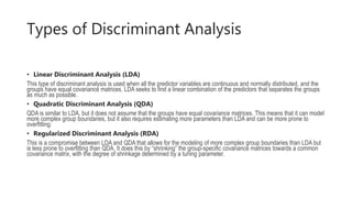 Discriminant analysis-Business Intelligence tool | PPT