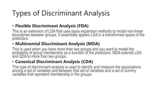 Discriminant analysis-Business Intelligence tool | PPT