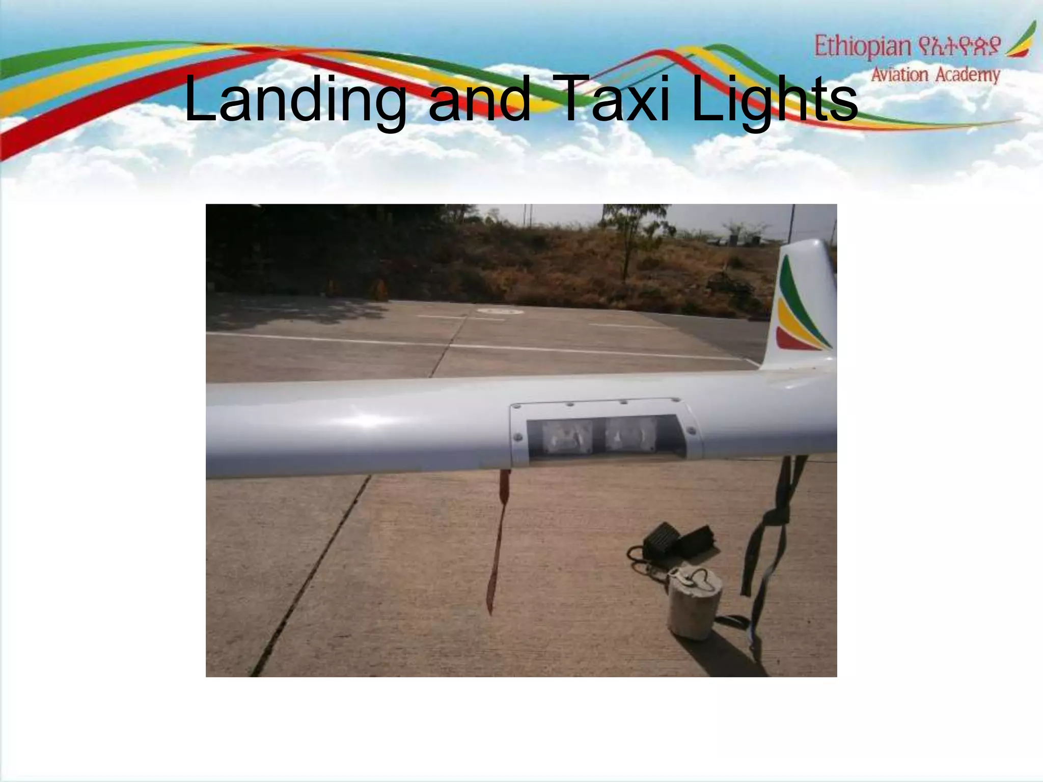 DA-40NG Airplane Lights.ppt
