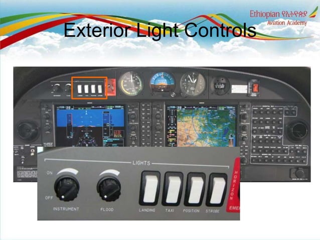 DA-40NG Airplane Lights.ppt