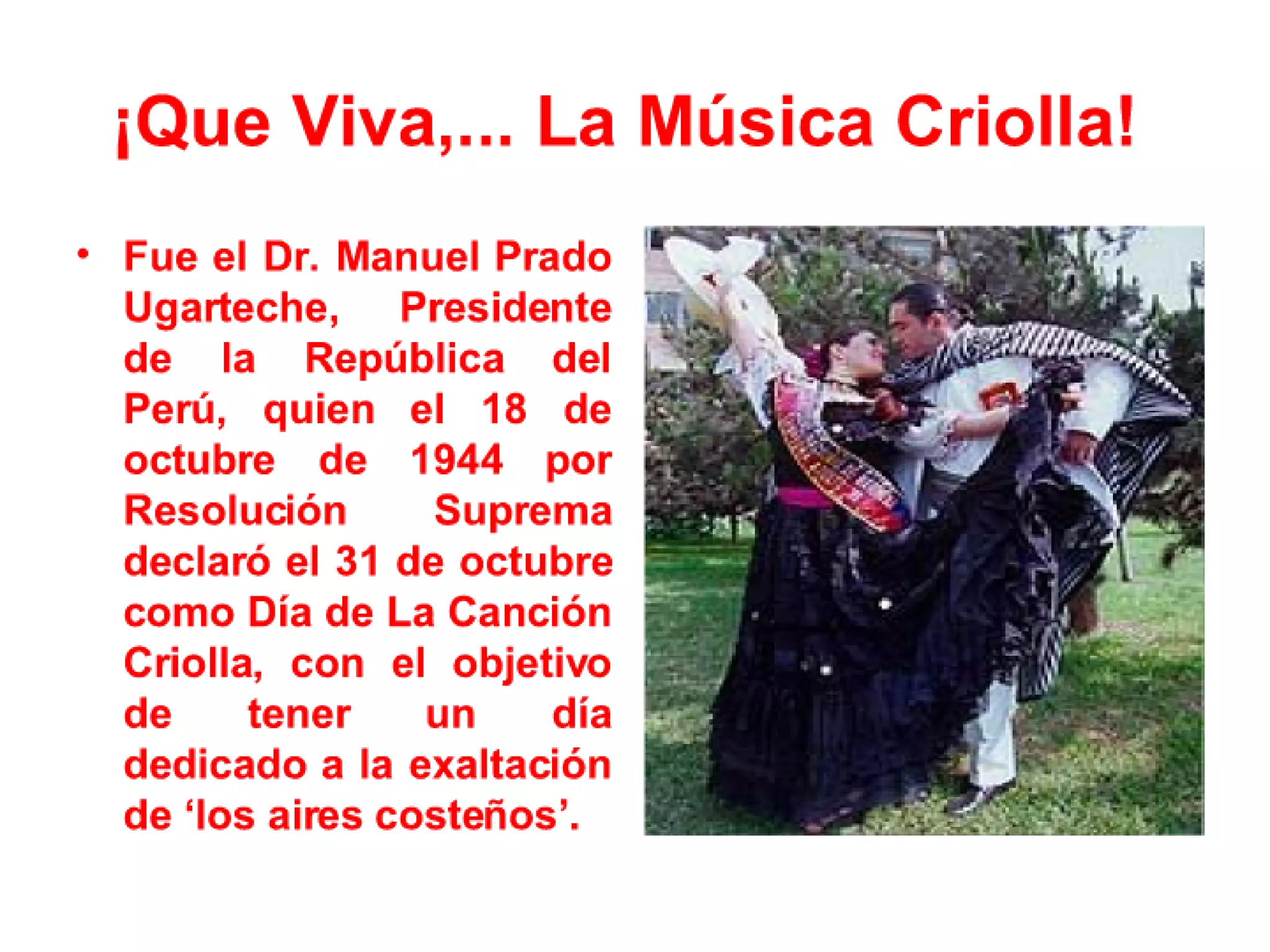 DíA De La CancióN Criolla | PDF