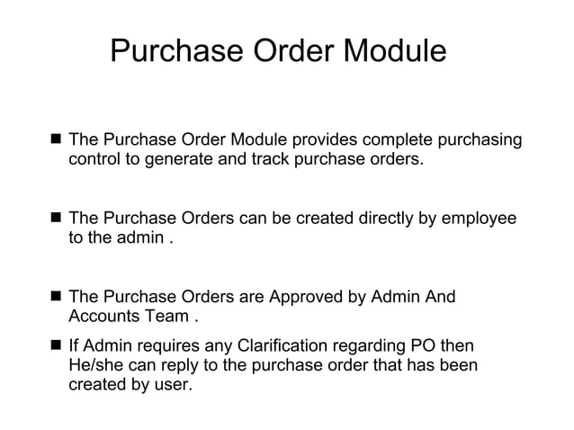 DA portal-purchase-module | PPT