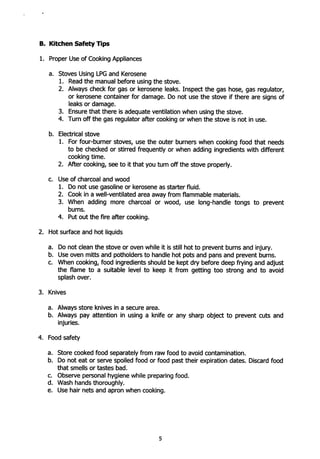 Occupational Safety and Protection Tips for Kasambahays and Employers | PDF