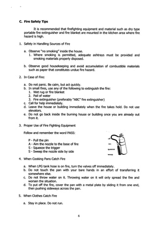 Occupational Safety and Protection Tips for Kasambahays and Employers | PDF