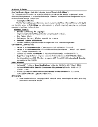 Usman_Afzal_Resume | PDF