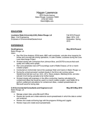 Hagan Lawrence Resume | PDF