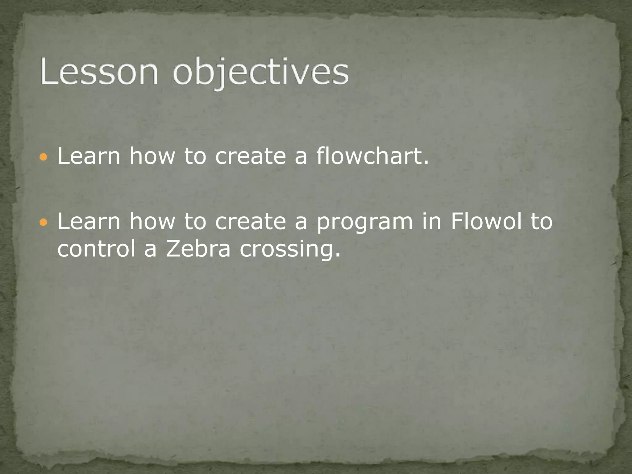 Introduction to Flowol for Key Stage 3 | PPTX