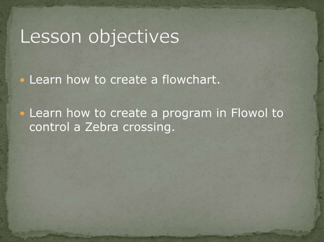 Introduction to Flowol for Key Stage 3 | PPTX
