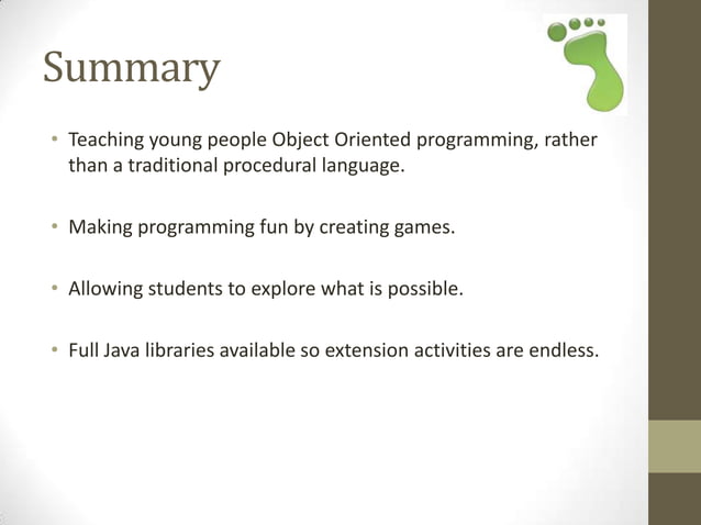 Greenfoot - An introduction | PPTX | Web Development | Internet