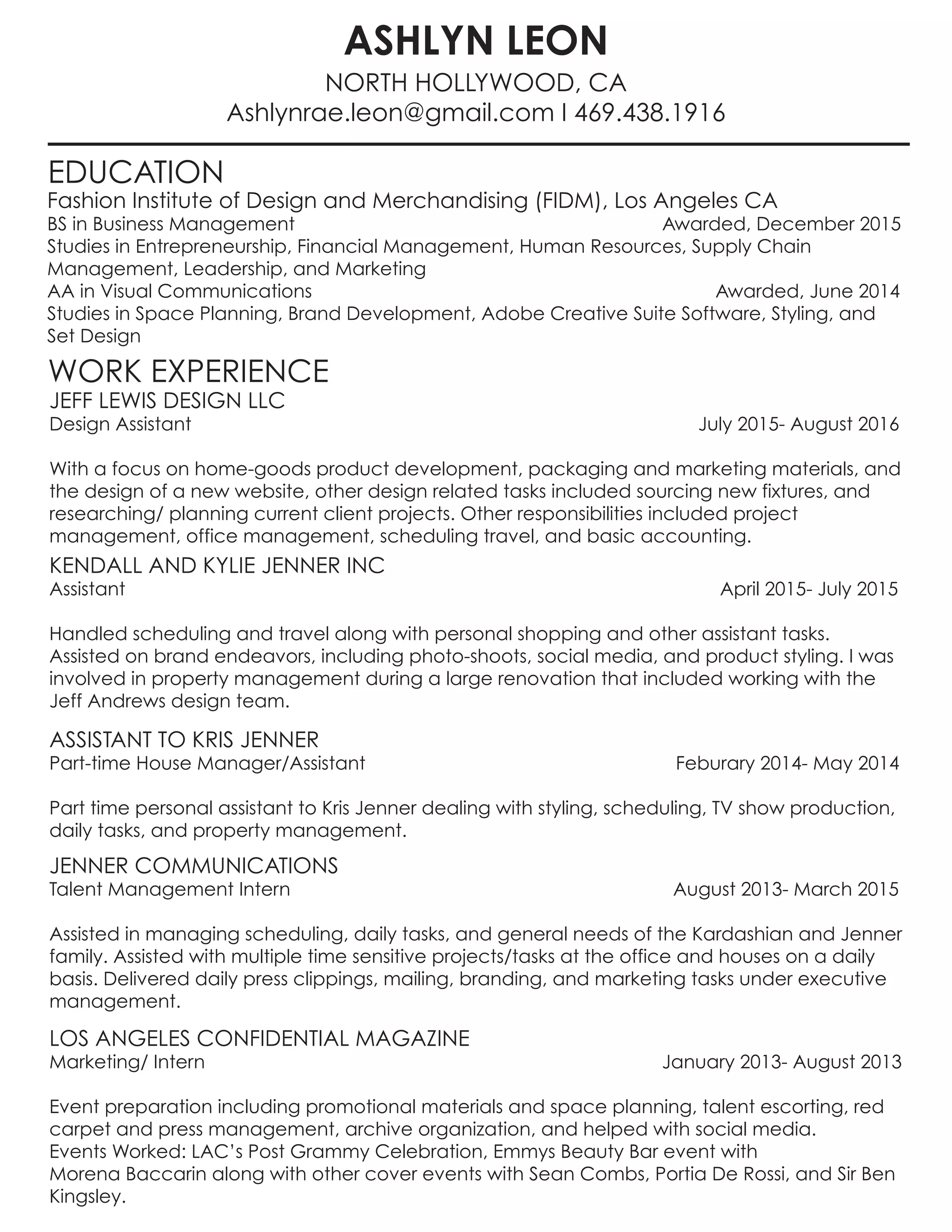Ashlyn's Resume July 2016-2 | PDF