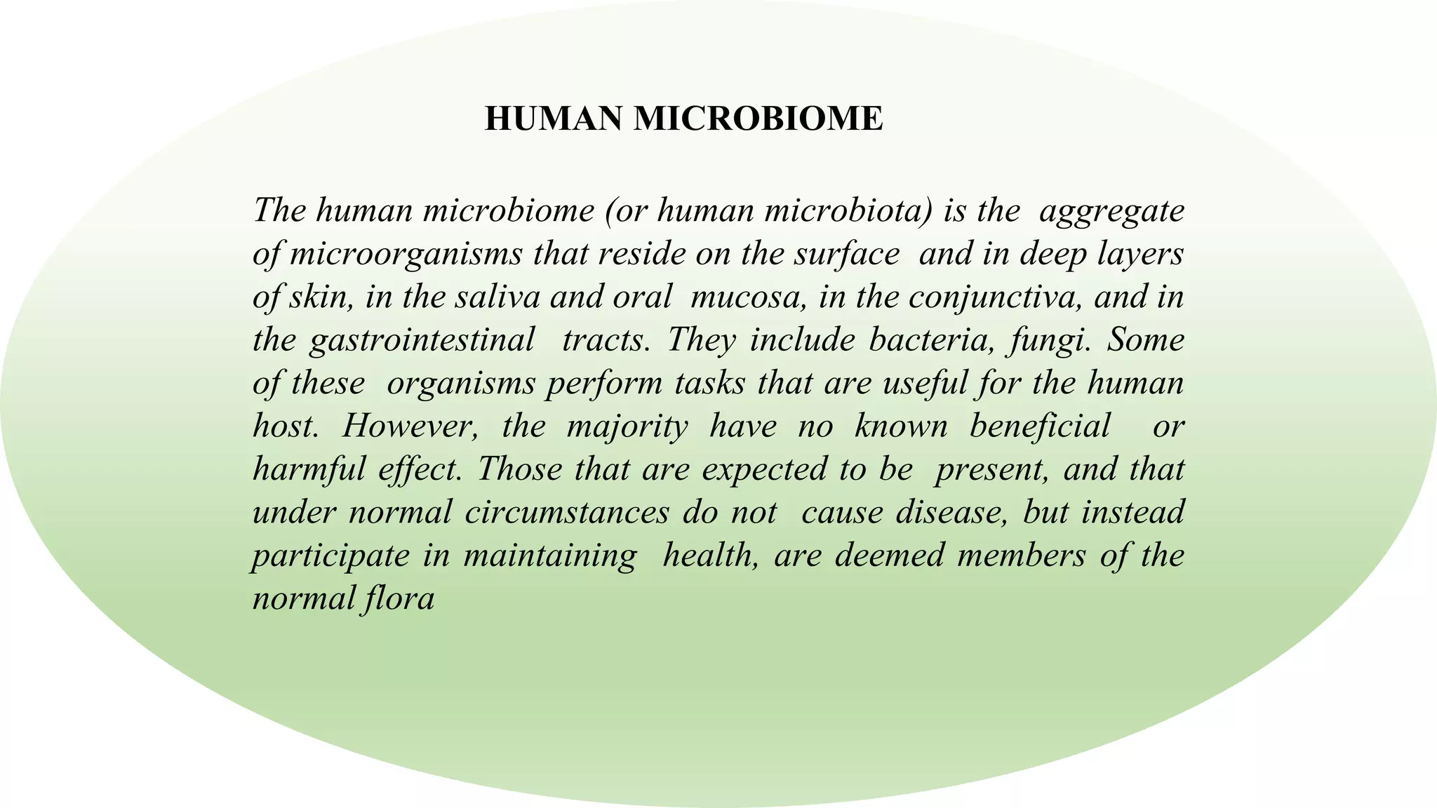 Normal Microbial Flora in Human Body | PPTX