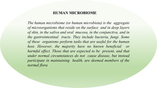 Normal Microbial Flora in Human Body | PPTX