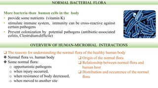 Normal Microbial Flora in Human Body | PPTX