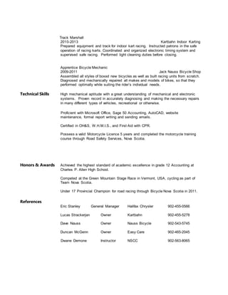 Senna Resume May 2016 | DOCX