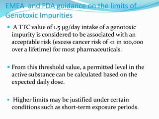 genotoxic_impurities-Gowtham | PPTX