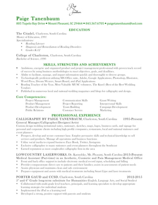 Tanenbaum_Resume_Sales 2015 | PDF