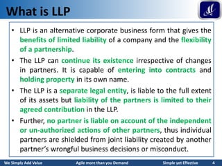 LLP - Features and Incorporation | PPT