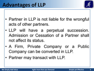 LLP - Features and Incorporation | PPT