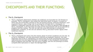 REGULATION OF CELL CYCLE | PPTX | Biological Sciences | Science
