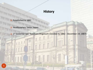 Presentation on Bank of Japan | PPTX