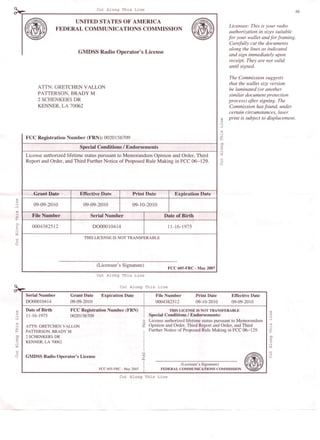 GMDSS Radio Op License | PDF