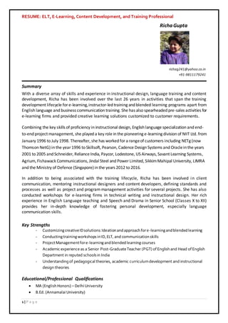 ResumeRichaGupta_2016 | PDF