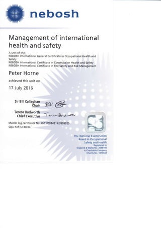 Management of international health and safety | PDF | Medical Health