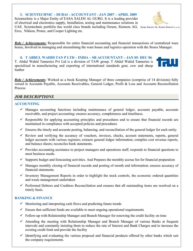 Resume of Sami Updated | PDF | Business Accounting & Finance | Business
