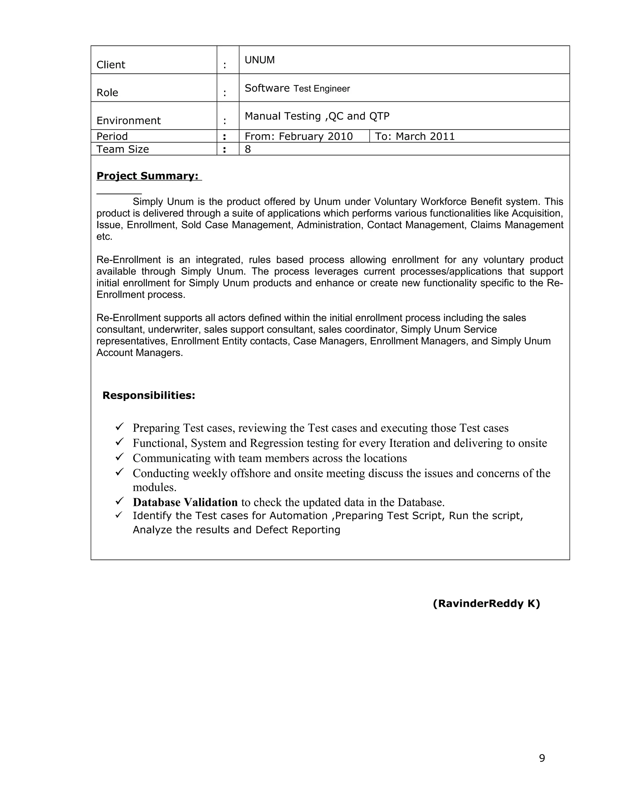 selenium resume | PDF