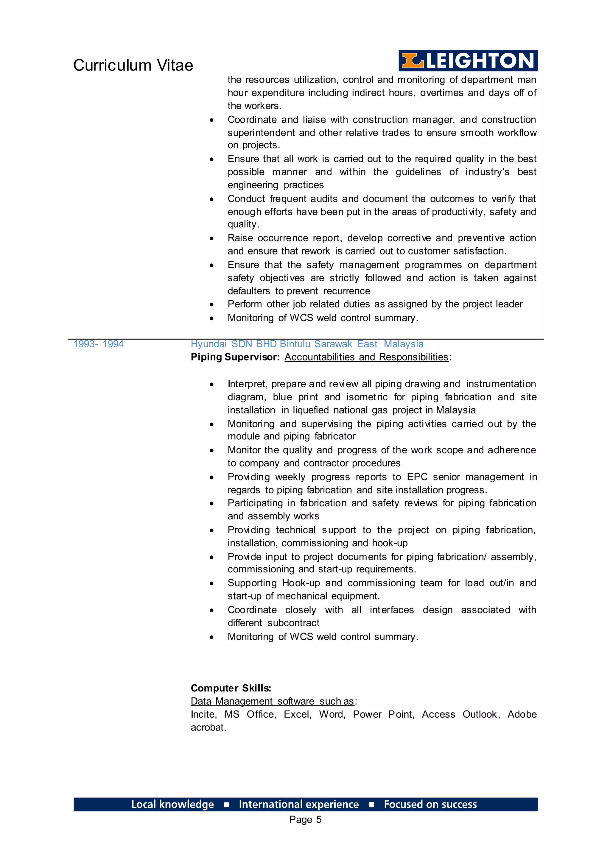 Regidor A. Manalo Sub-Agent (Corporate C.V) | DOCX