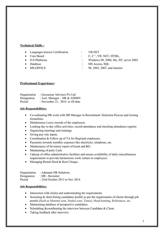 Pramod Resume (1) | DOC