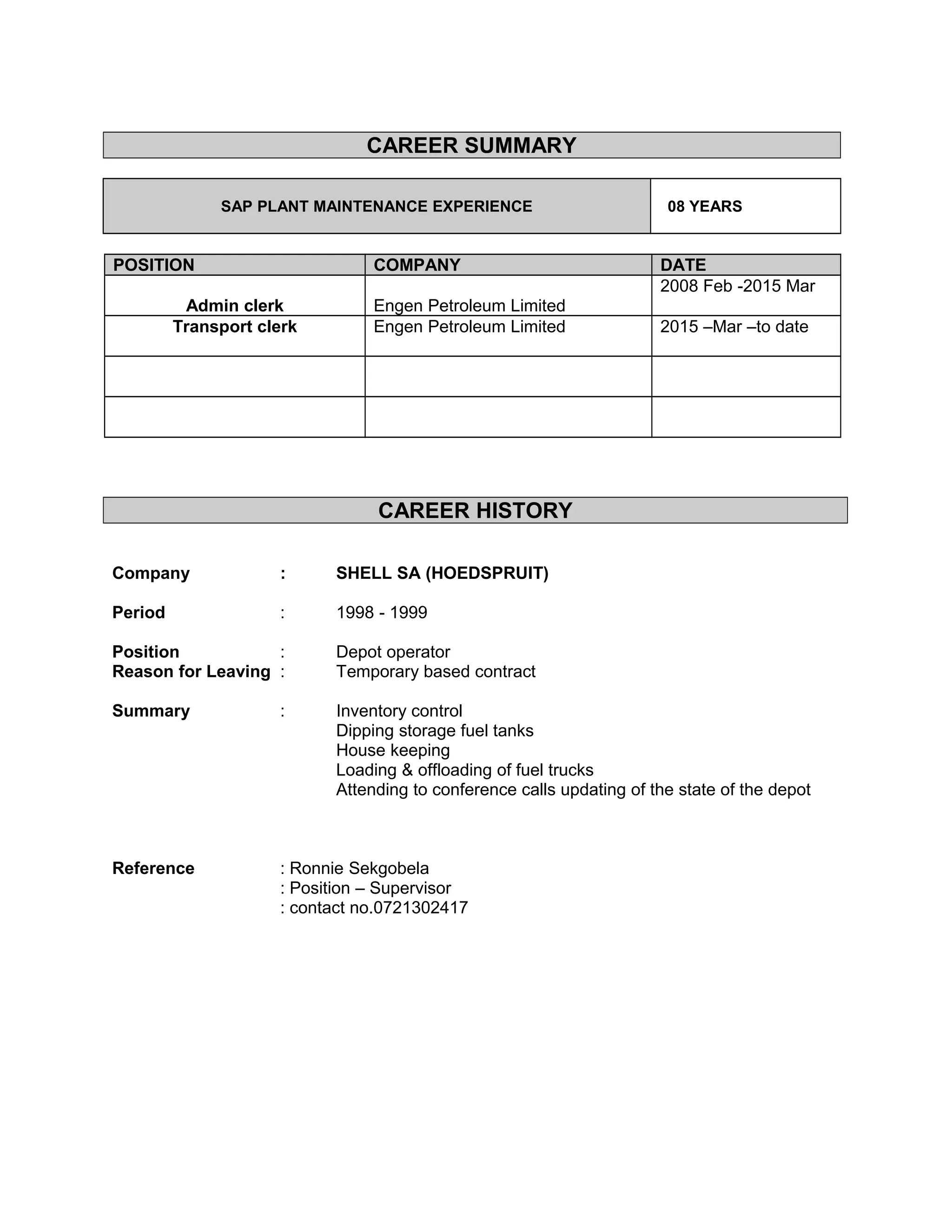 MY CURRICULUM VITAE | DOC