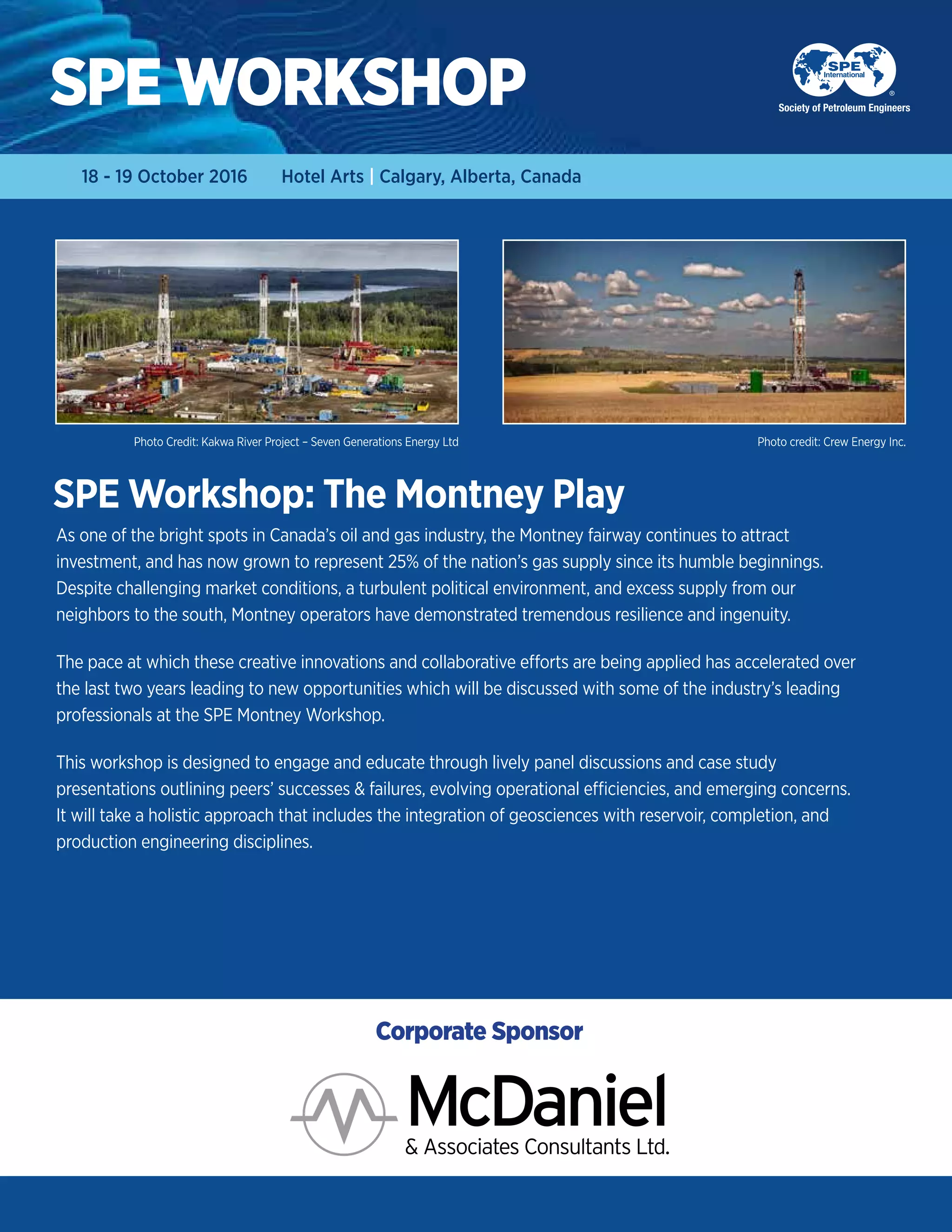 SPE Workshop - The Montney Play | PDF
