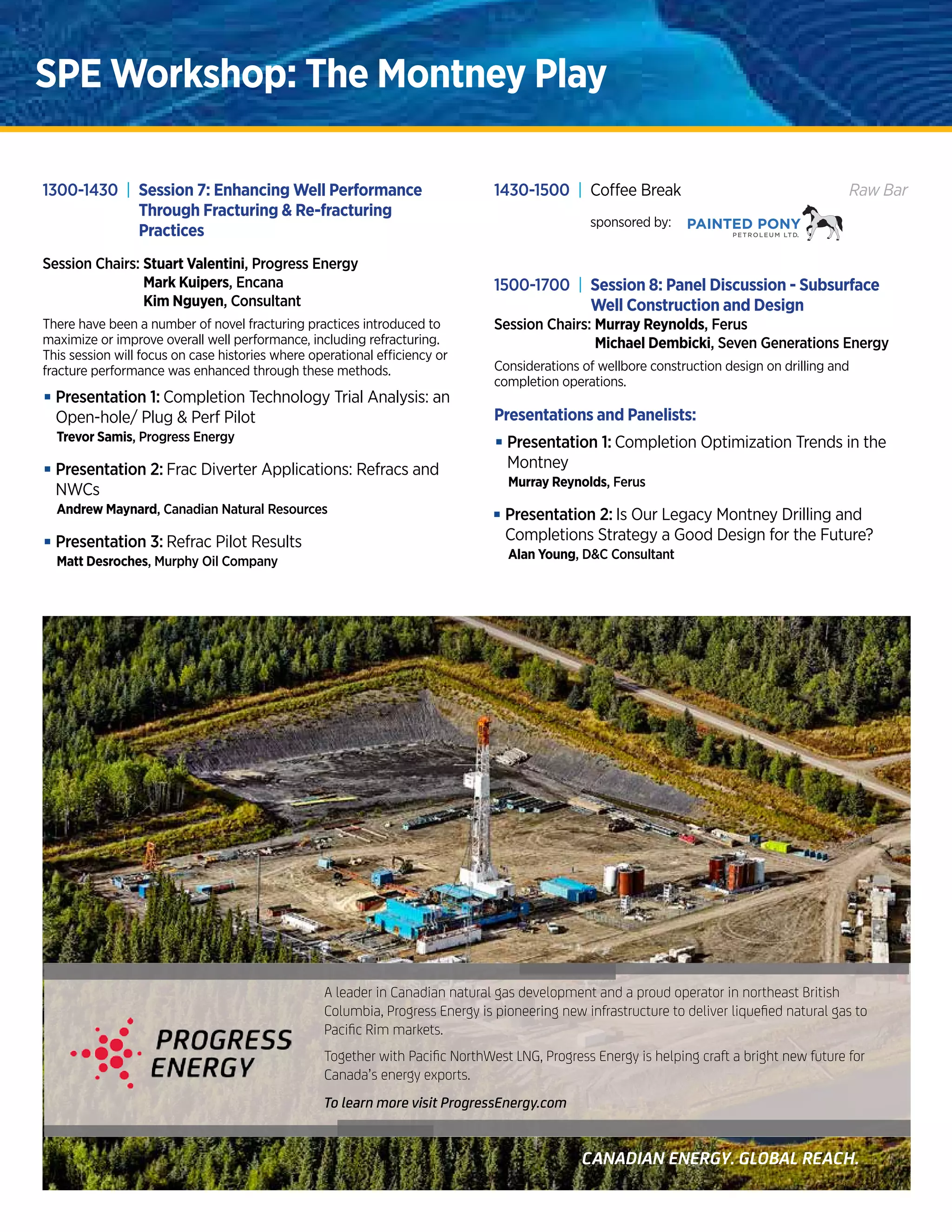 SPE Workshop - The Montney Play | PDF