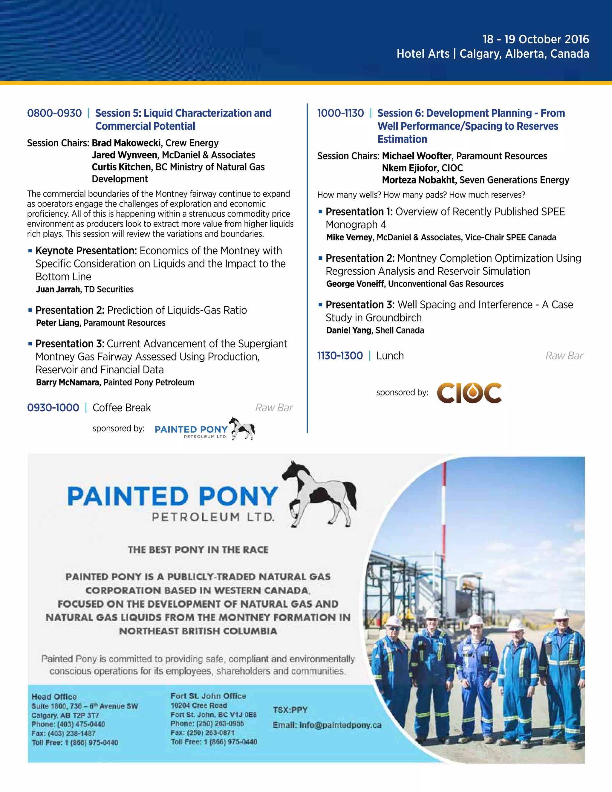 SPE Workshop - The Montney Play | PDF