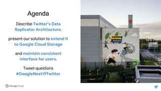 Twitter's Data Replicator for Google Cloud Storage | PPTX