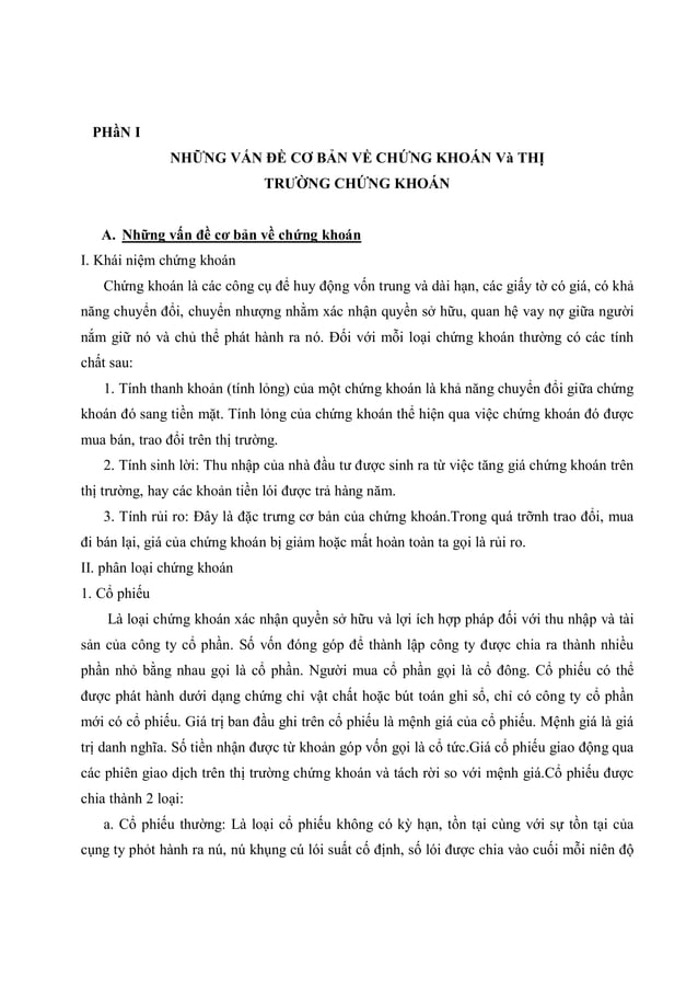 Sử dụng mô hình ARCH và GARCH để phân tích và dự báo giá cổ phiếu trên thị trường chứng khoán ...