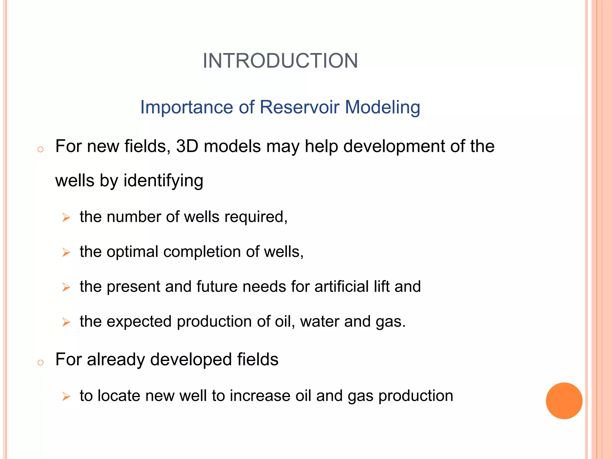 Reservoir Modeling with Petrel | PPTX