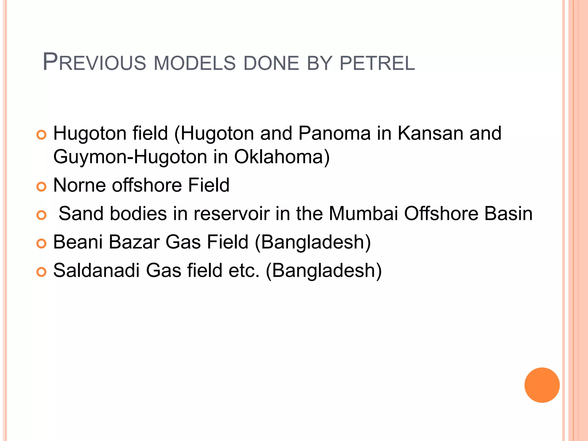 Reservoir Modeling with Petrel | PPTX
