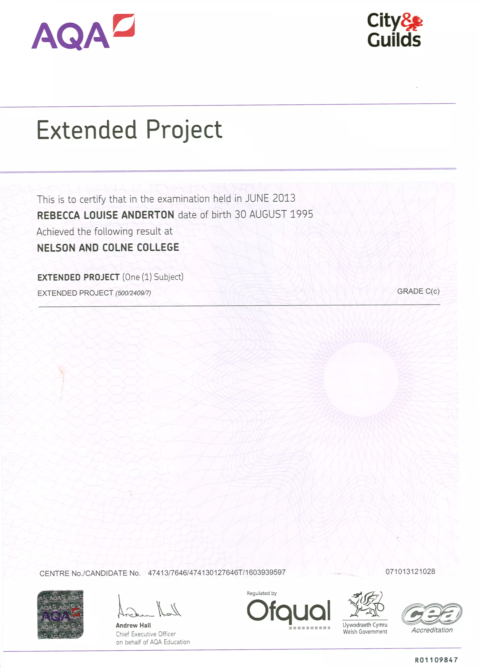 Extended Project Y2 Final Certificate | PDF