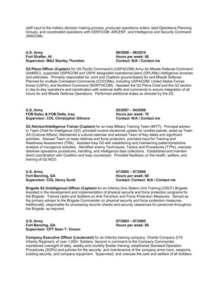 Resume for Jeffrey E. Johnson | DOC