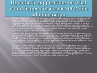 Principles of Public Administration and their usage for | PPTX