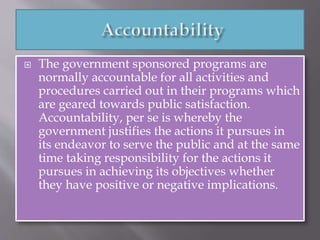 Principles of Public Administration and their usage for | PPTX