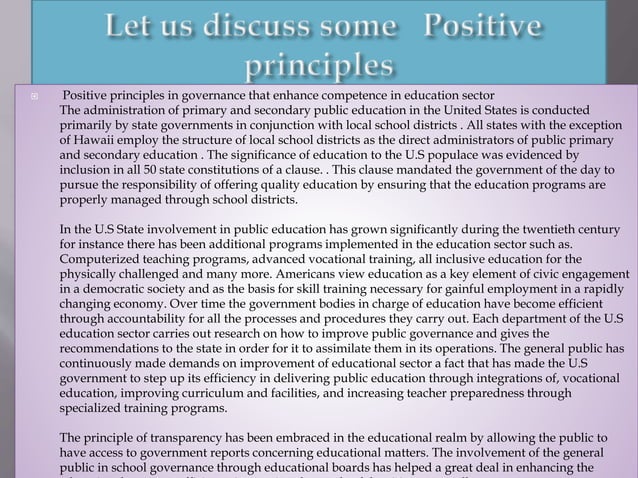 Principles of Public Administration and their usage for | PPTX ...